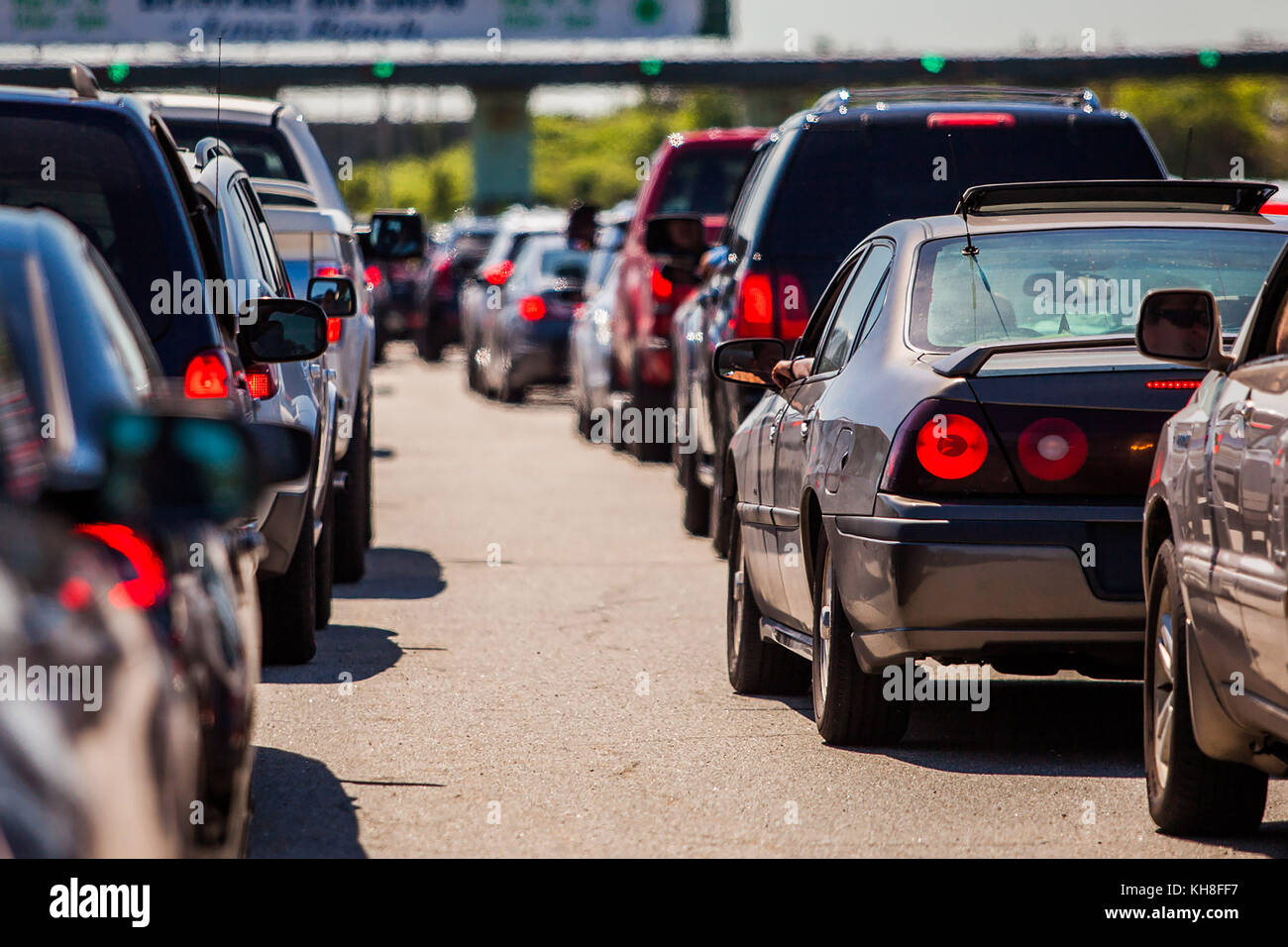 Traffic jam on highway hi-res stock photography and images - Alamy