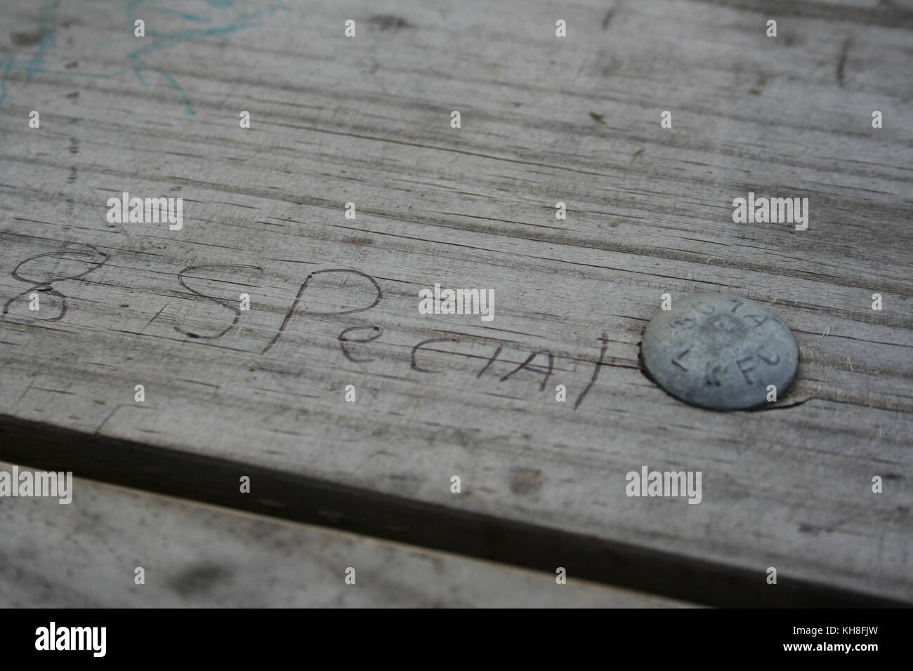 Graffiti table hi-res stock photography and images - Alamy