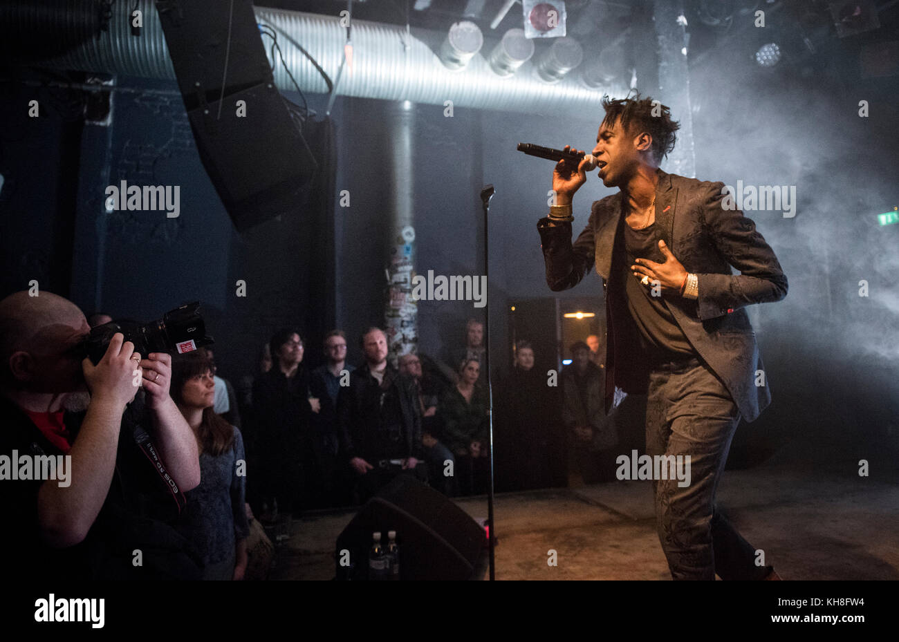 The American rapper, musician and songwriter Saul Williams performs a ...