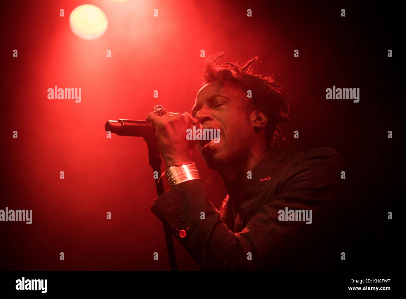 The American rapper, musician and songwriter Saul Williams performs a ...