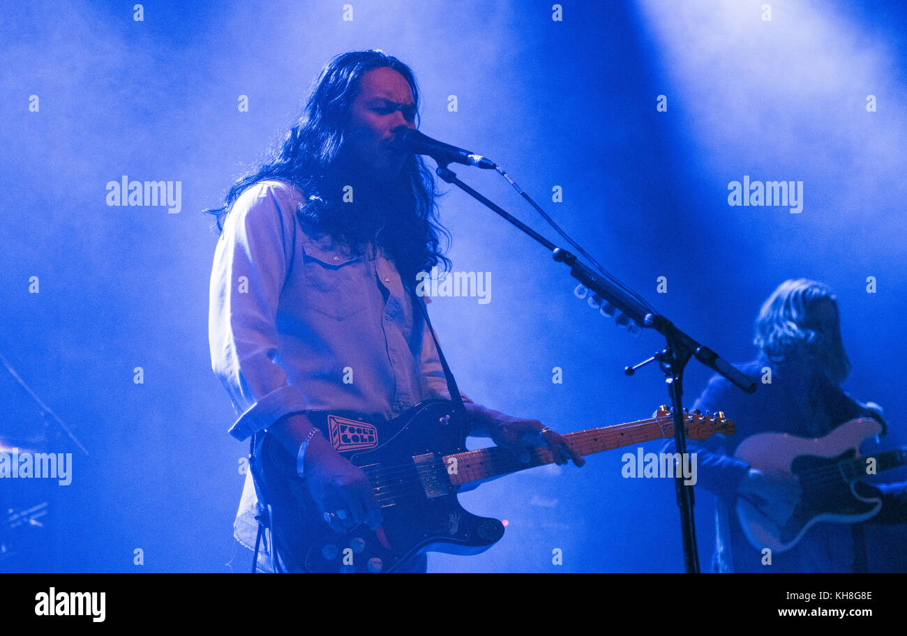 The Australian rock band The Temper Trap performs a live concert at ...