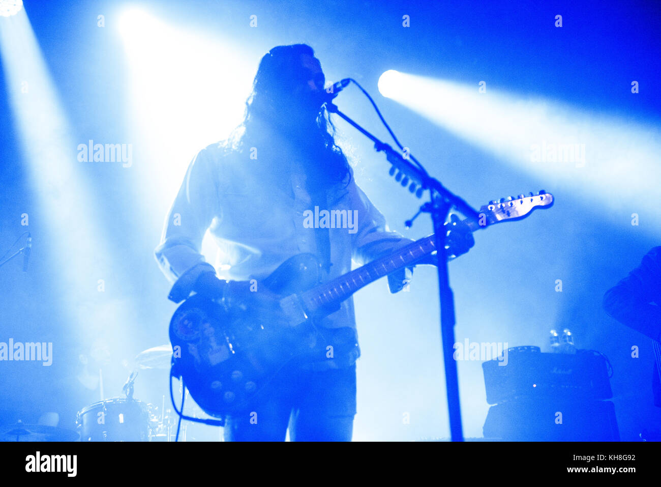 The Australian rock band The Temper Trap performs a live concert at ...