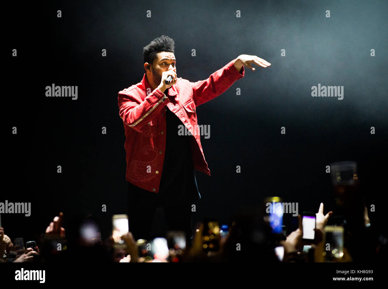 The Canadian singer, songwriter and recording artist The Weeknd ...