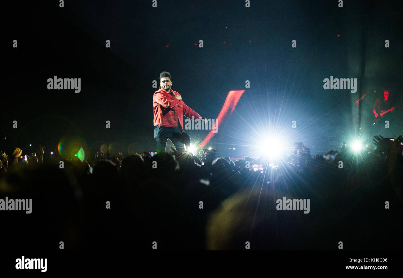 The Canadian singer, songwriter and recording artist The Weeknd ...