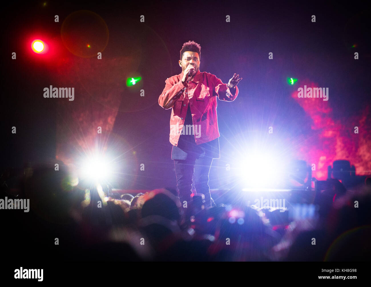 The Canadian singer, songwriter and recording artist The Weeknd ...