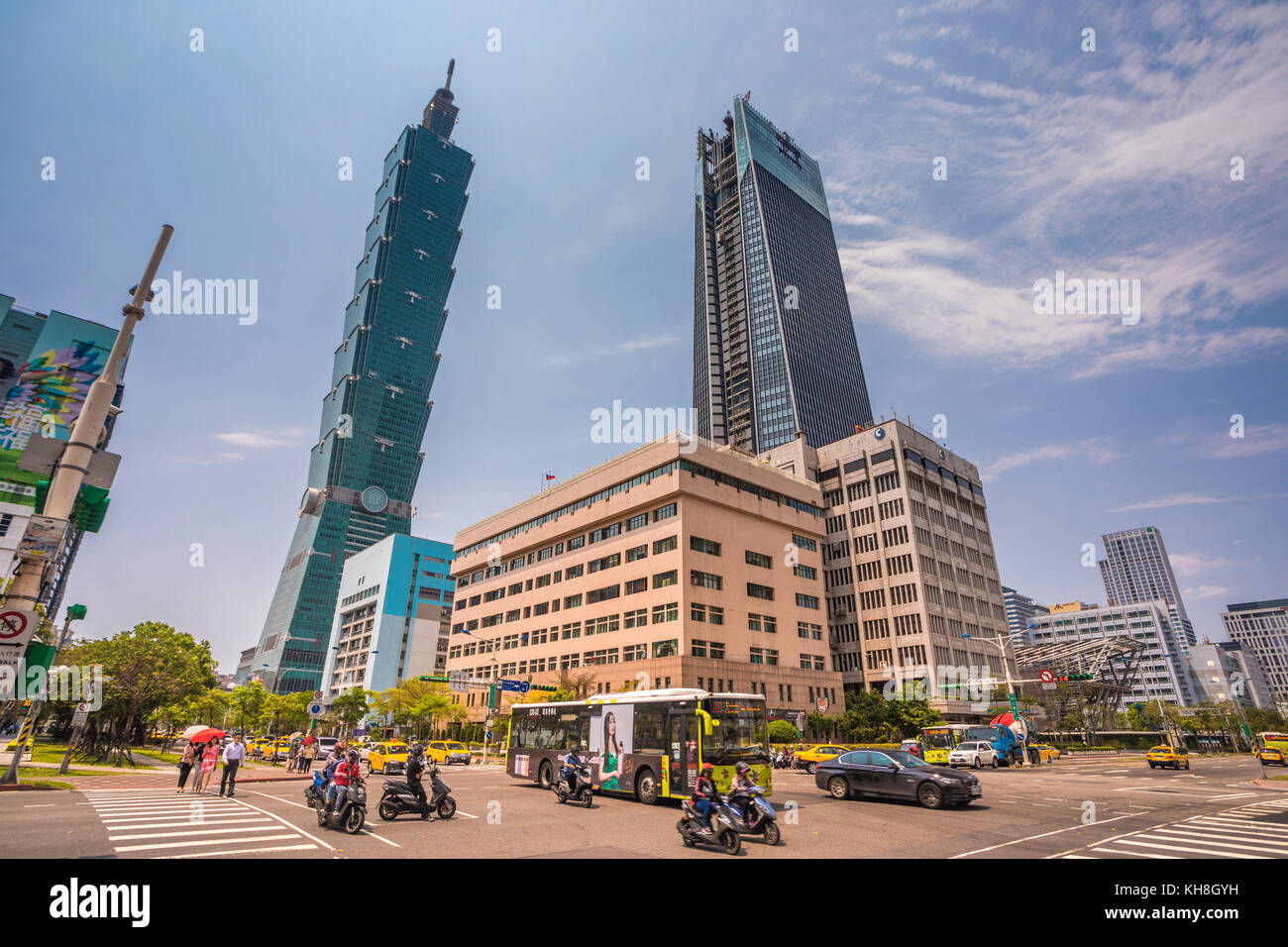 Taiwan, Taipei City, 101 Building. *** Local Caption *** 101 Building. tallest, architecture ...