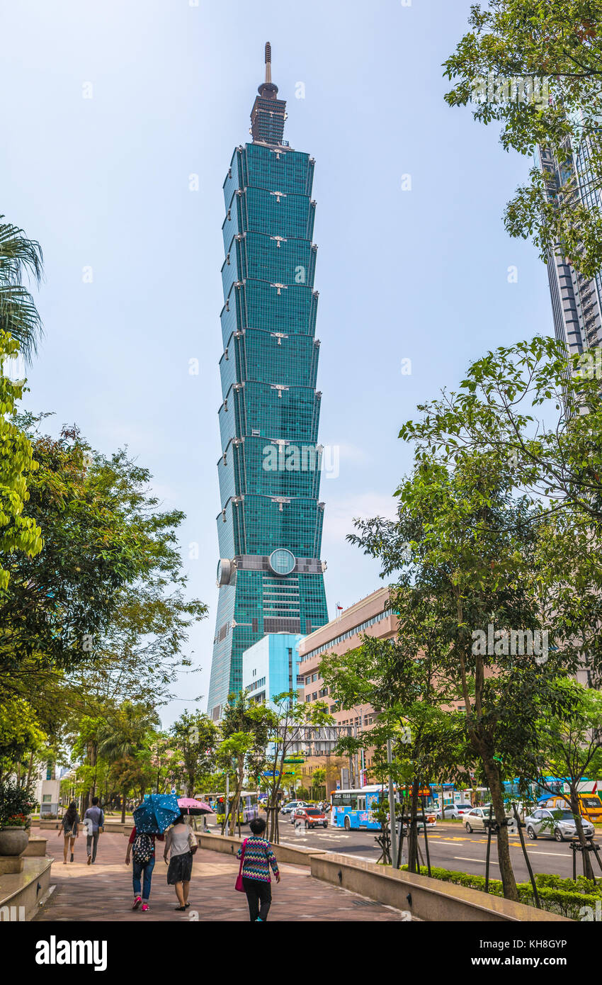 Taiwan, Taipei City, 101 Building. *** Local Caption *** 101 Building. tallest, architecture ...
