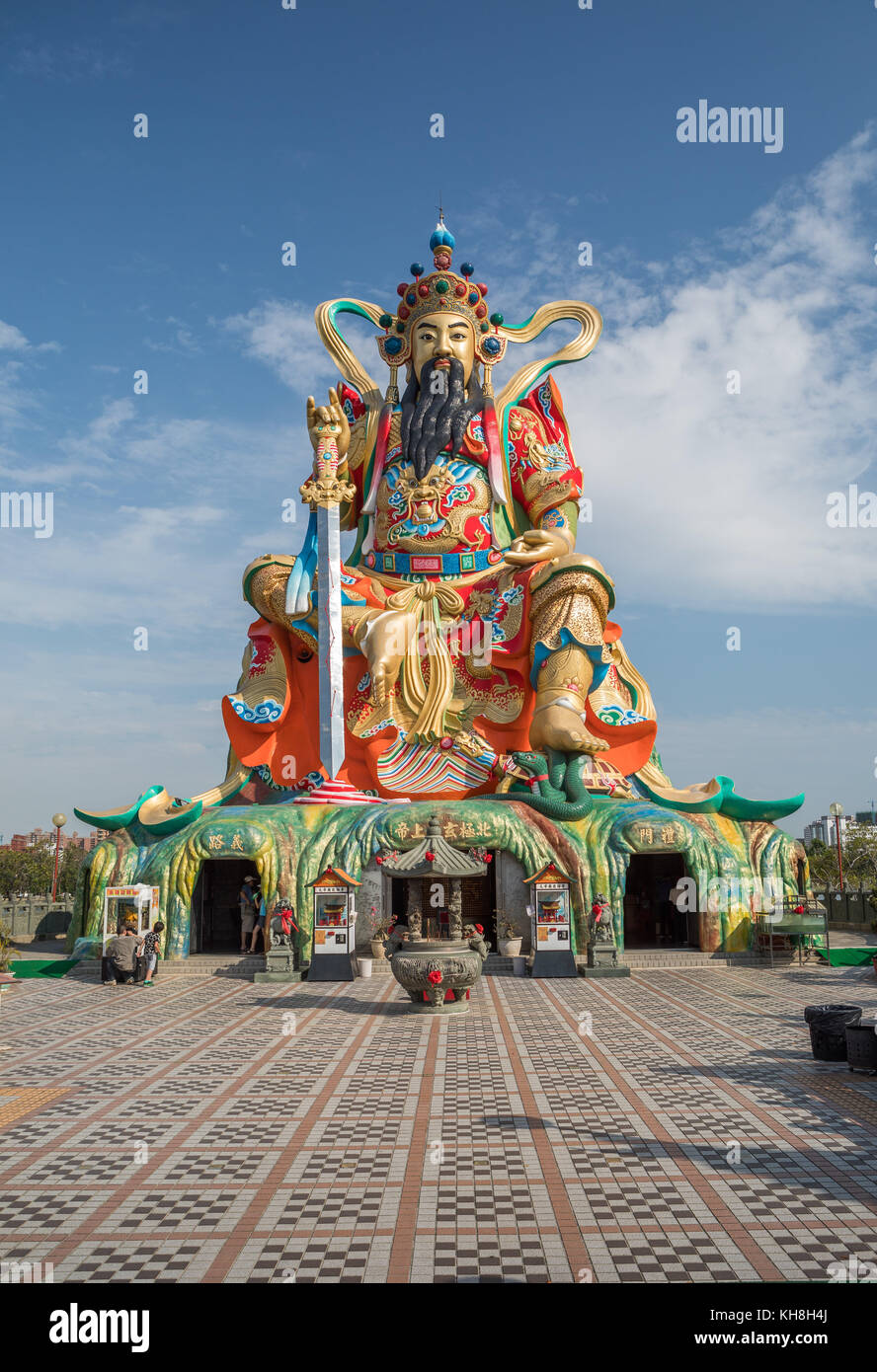 Taiwan, Kaohsiung City, Tsoying District, Lotus Pond, Xuantian Shang-di ...