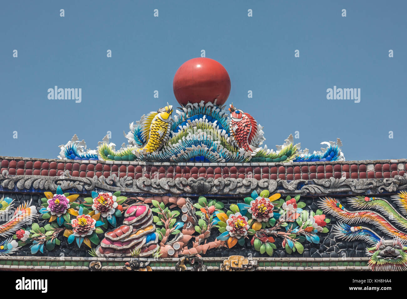 Taiwan, Taipei City, Bao´an temple *** Local Caption *** architecture ...