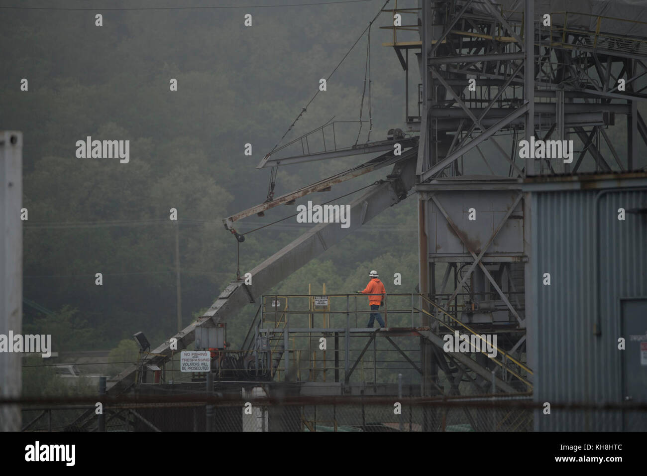 Consolidated Grain and Barge operations at the Riverside Terminal, in ...