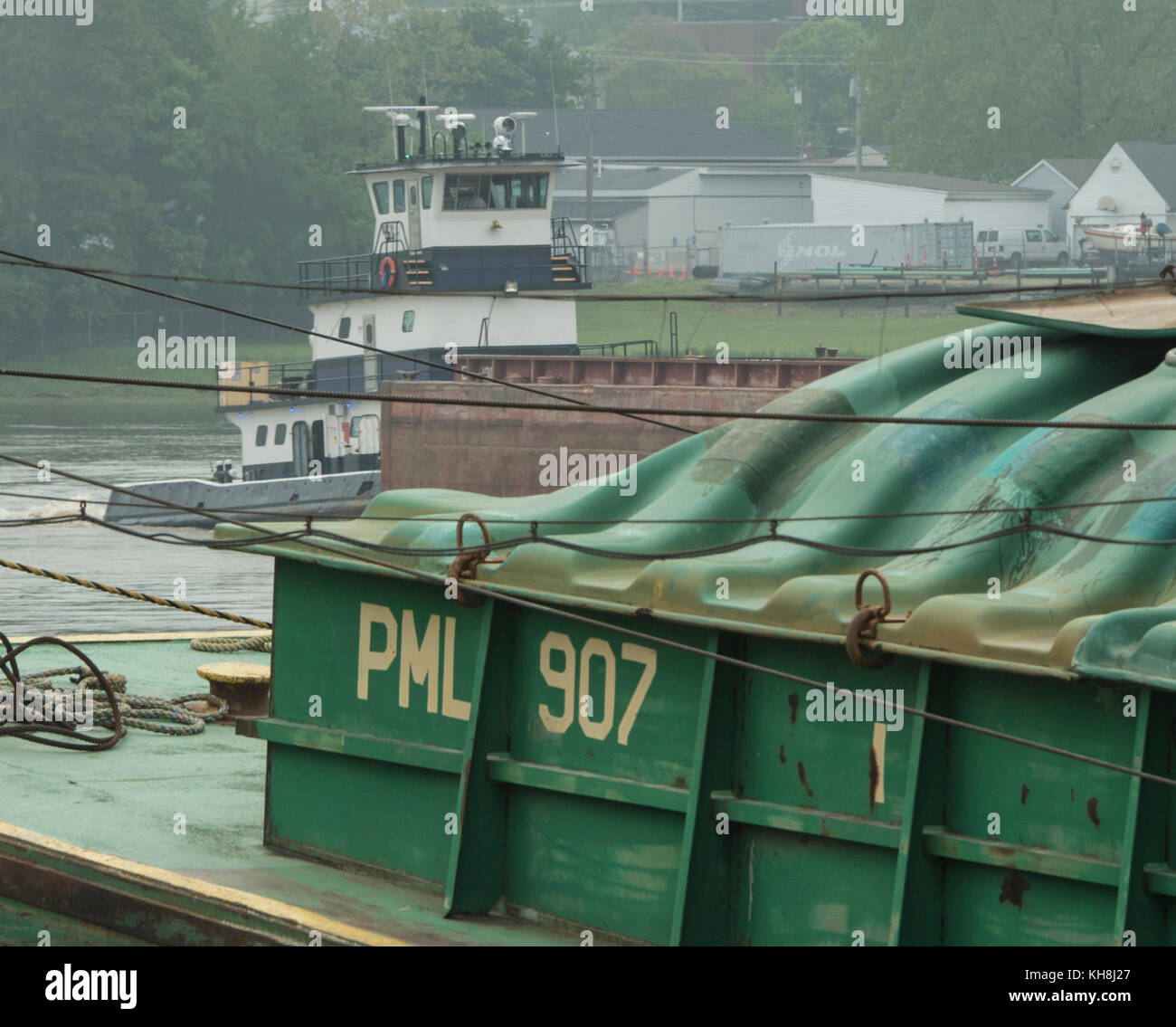 Consolidated Grain and Barge operations at the Riverside Terminal, in ...