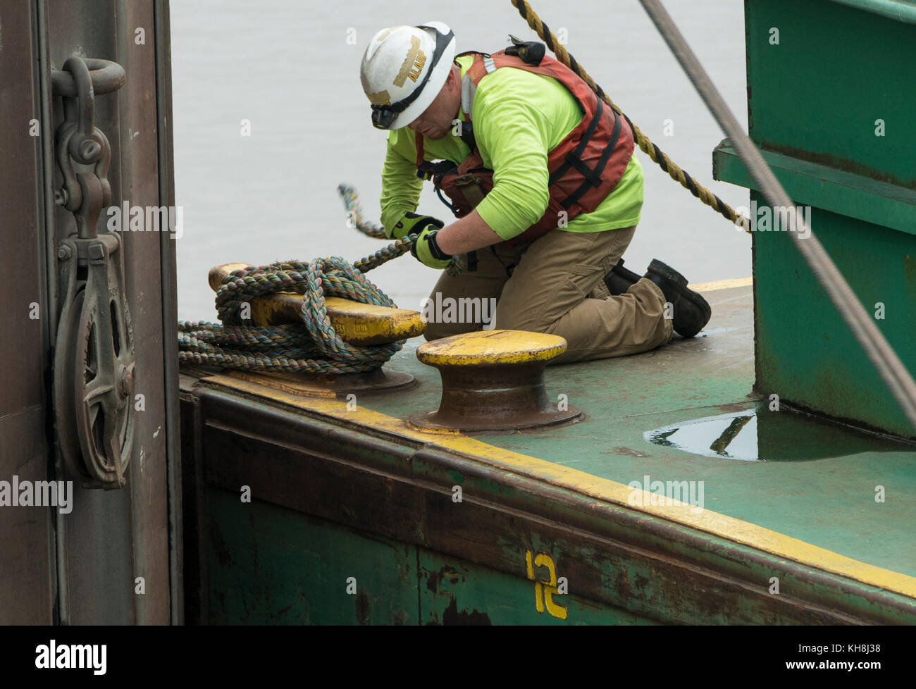 Consolidated Grain and Barge operations at the Riverside Terminal, in ...