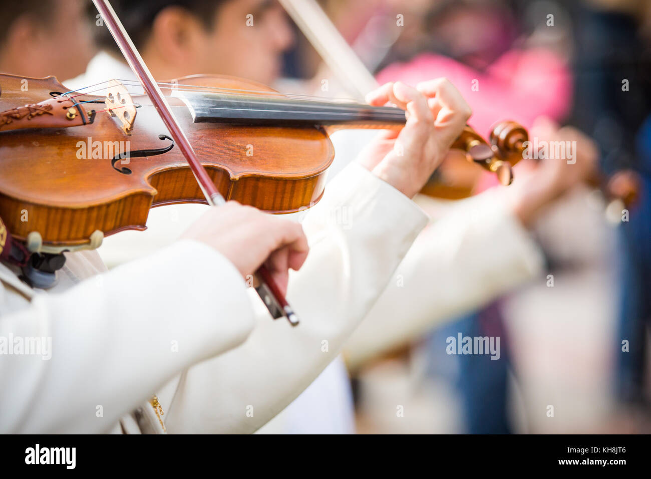 Violin performance at the concert Stock Photo - Alamy