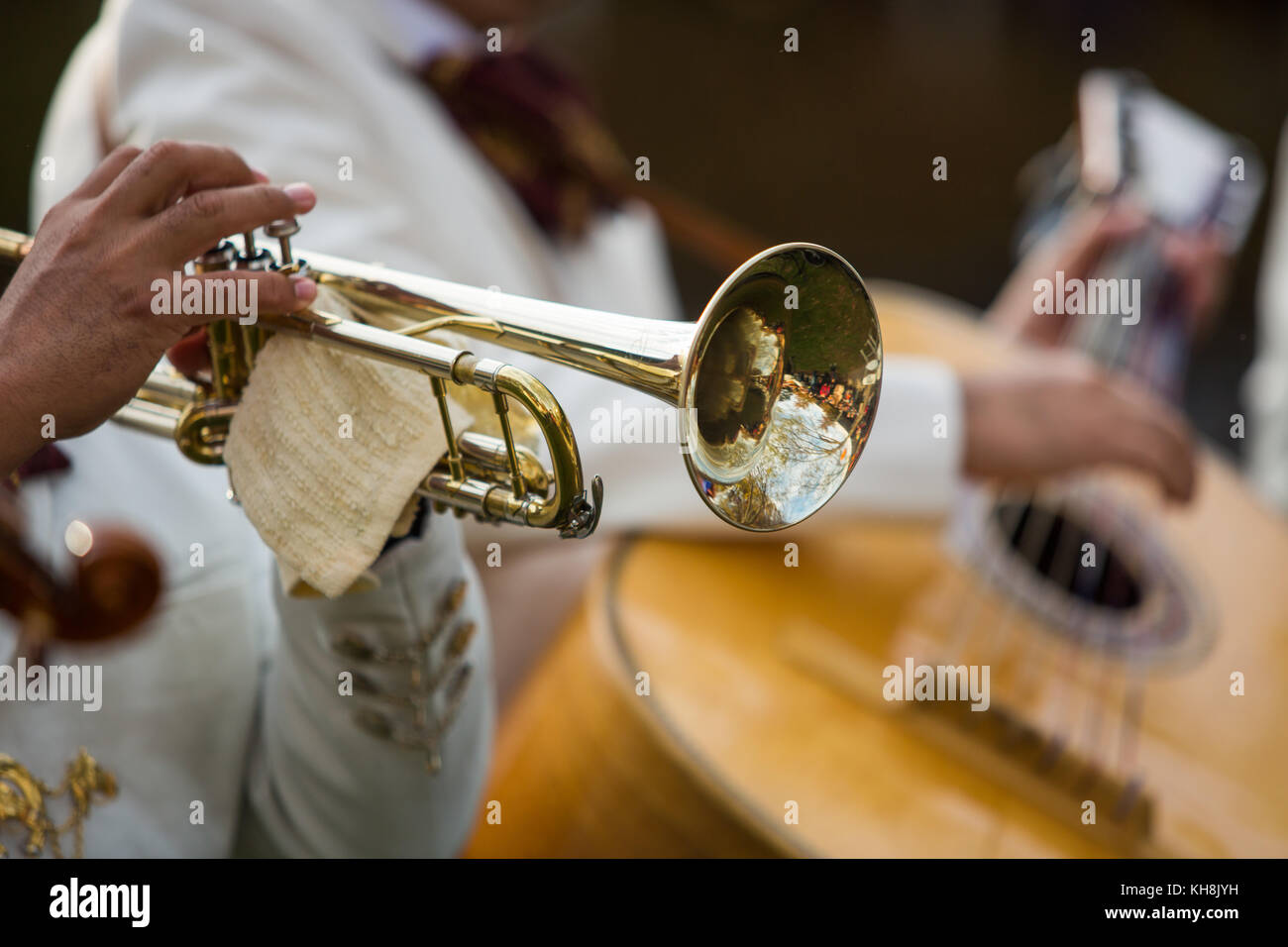 Trumpet performance at the concert day Stock Photo - Alamy