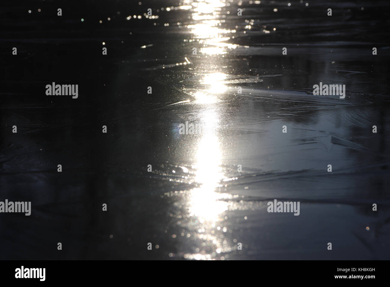 Ice Lake Pattern Surface Background Texture. Drawings of Ice Lines on a ...
