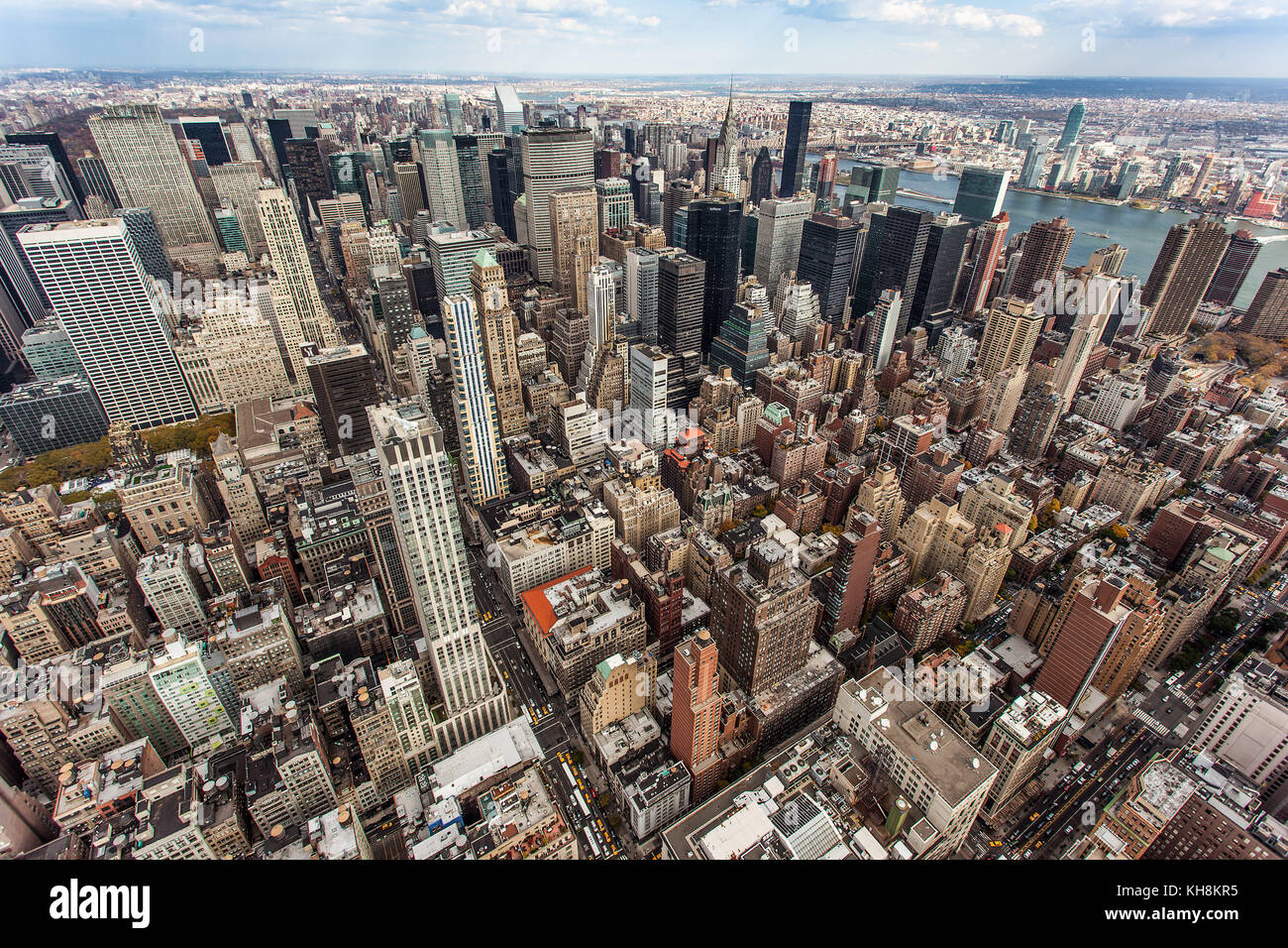 New York city from above the ground Stock Photo - Alamy