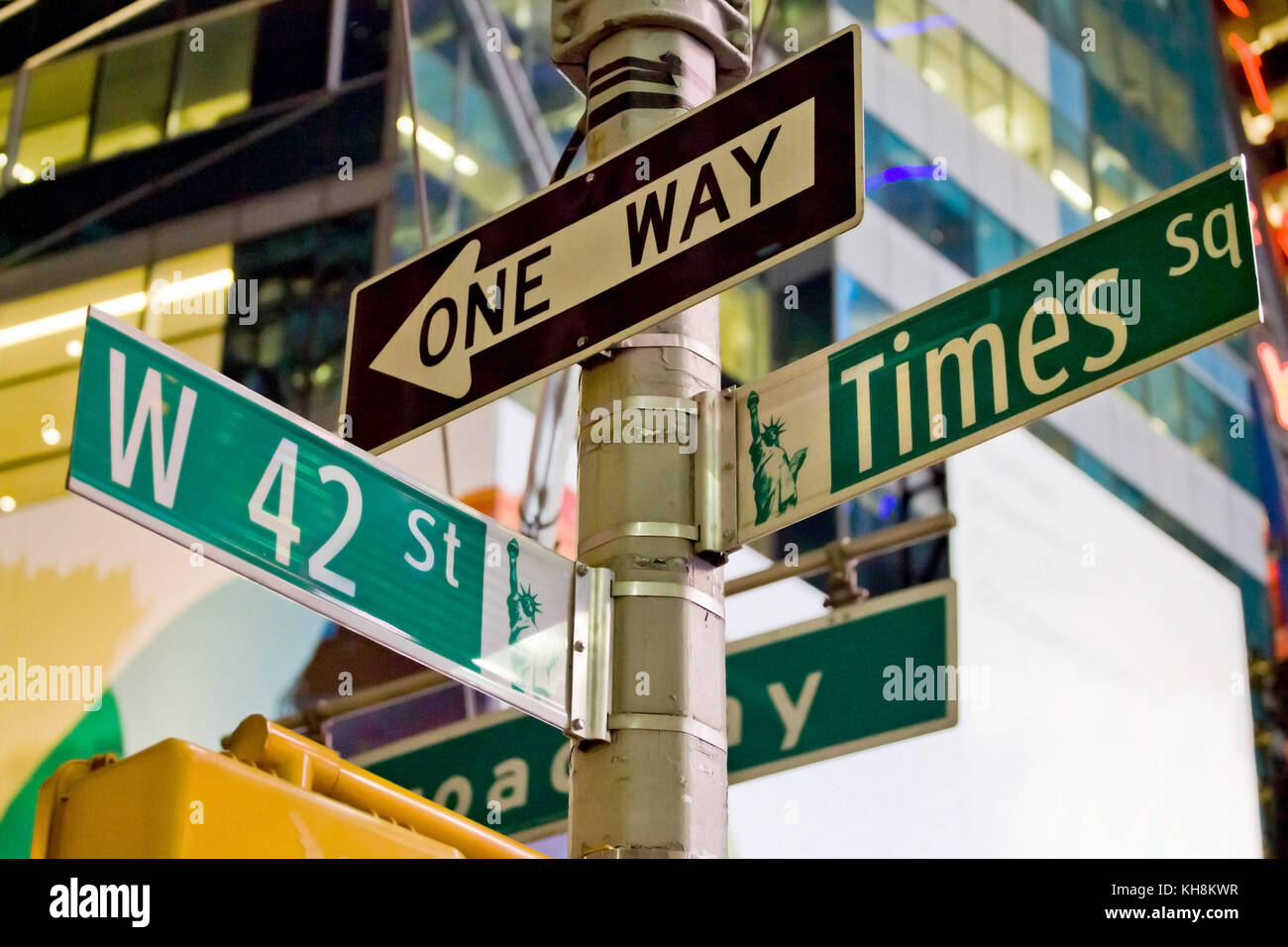 New York signs Stock Photo - Alamy