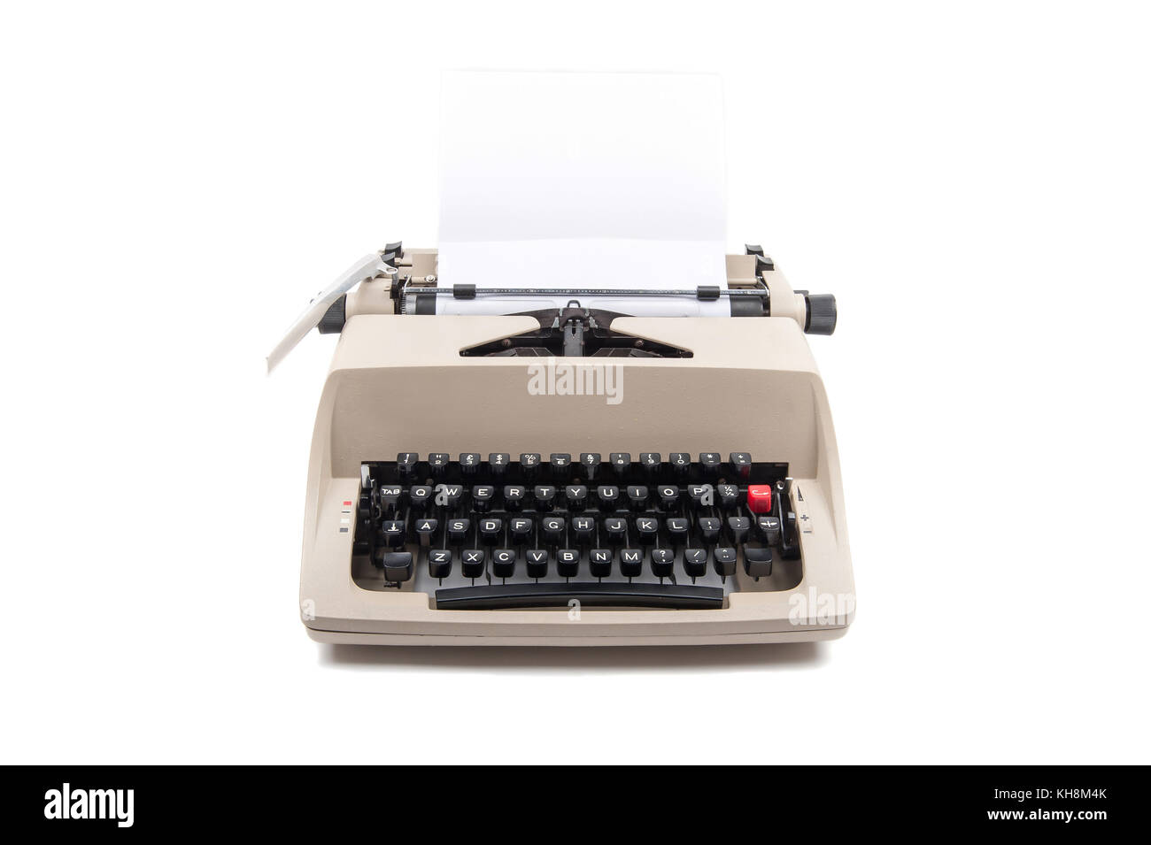 Typewriter portable paper hi-res stock photography and images - Alamy