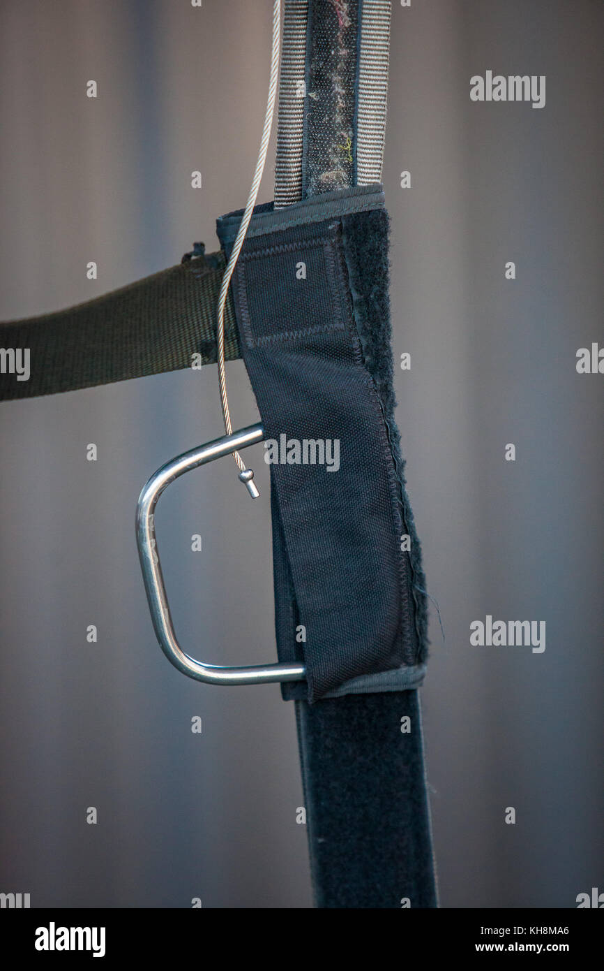 Skydiving parachute components equipment parts Stock Photo - Alamy