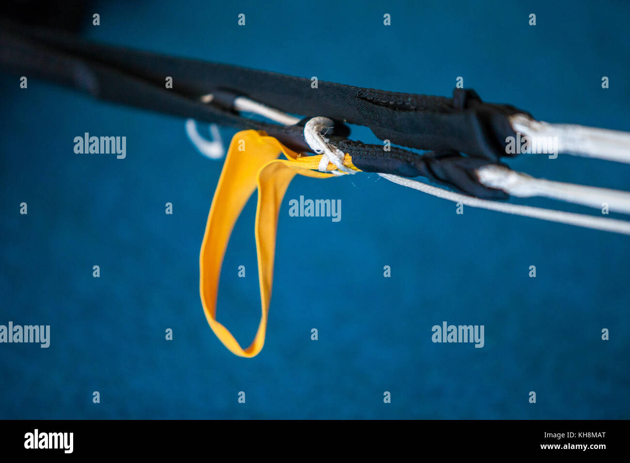 Skydiving parachute components equipment parts Stock Photo - Alamy