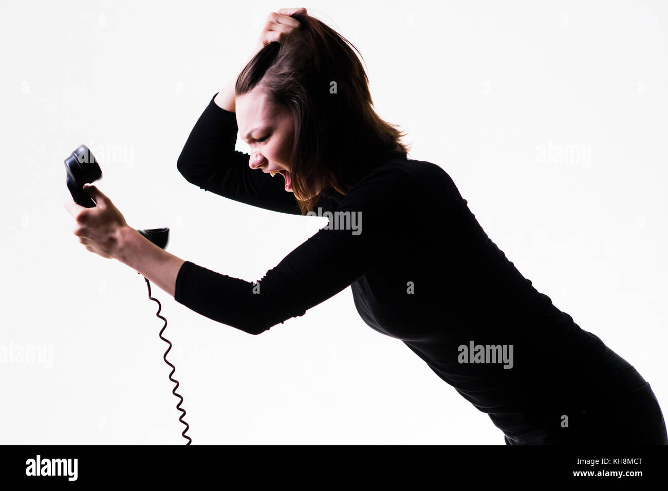 Call centres and help line frustration: An enraged angry young brown ...