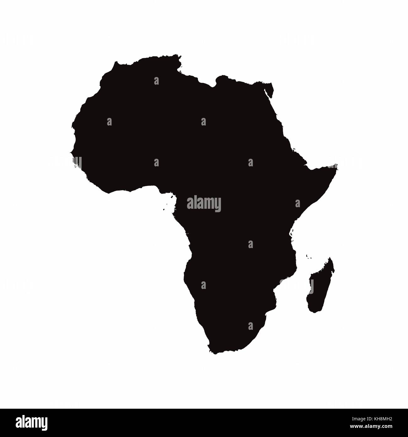 Africa vector country map Stock Vector Image & Art - Alamy