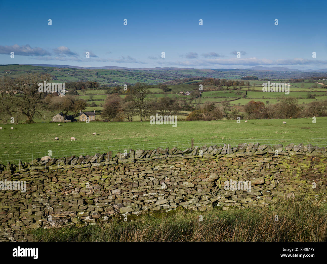 Downham lancashire autumn hi-res stock photography and images - Alamy