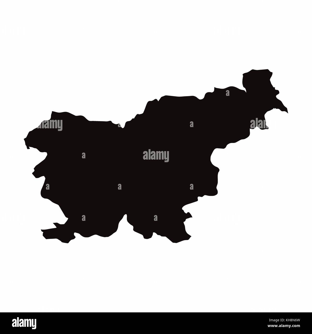 Map of slovenia atlas Stock Vector Images - Alamy