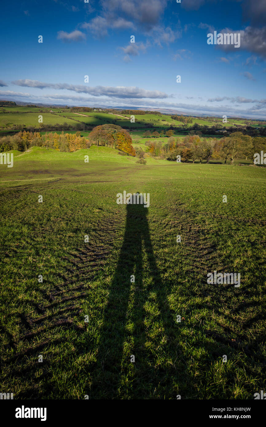 Shadows in the landscape, Lancashire, UK Stock Photo - Alamy