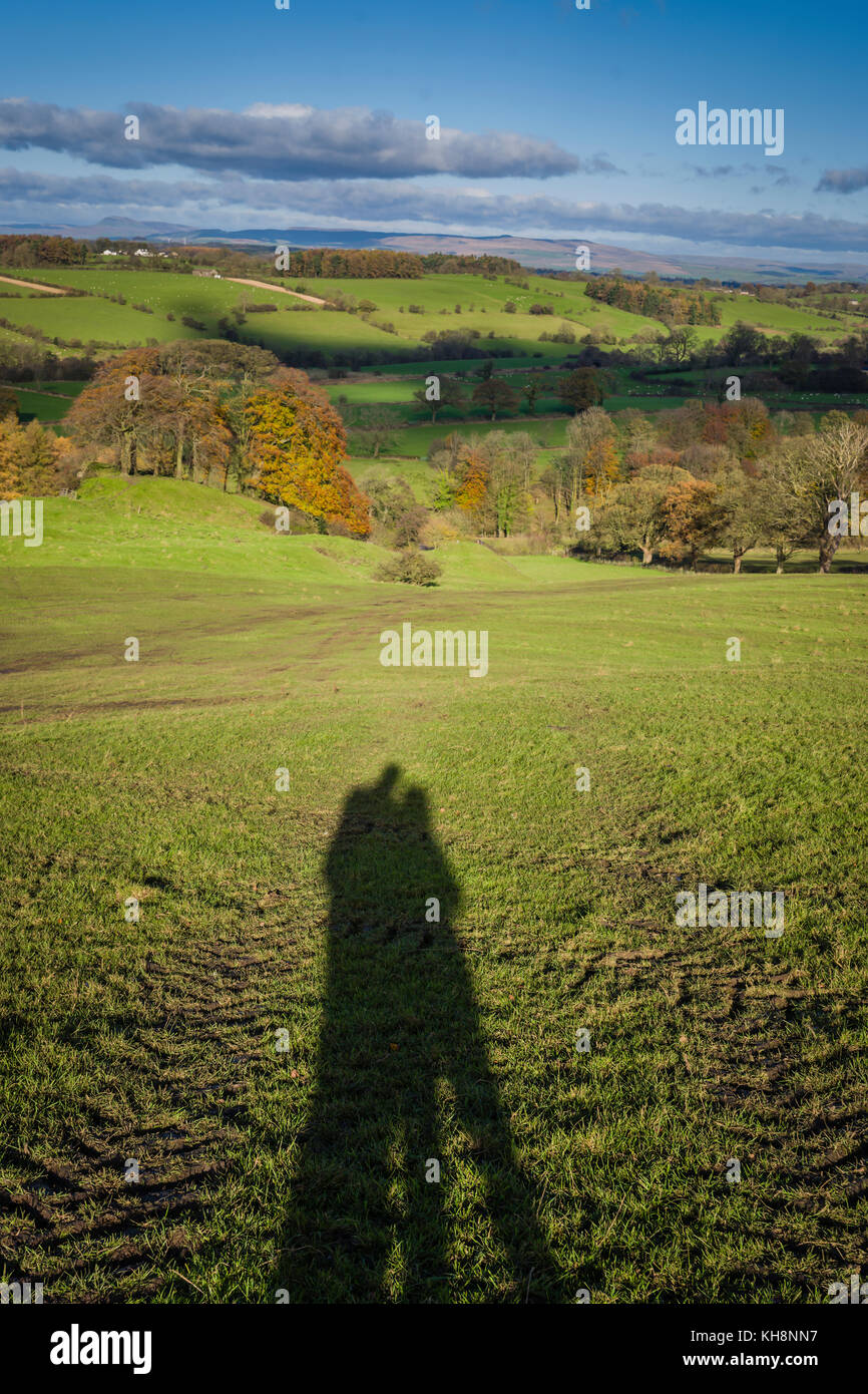 Shadows in the landscape, Lancashire, UK Stock Photo - Alamy