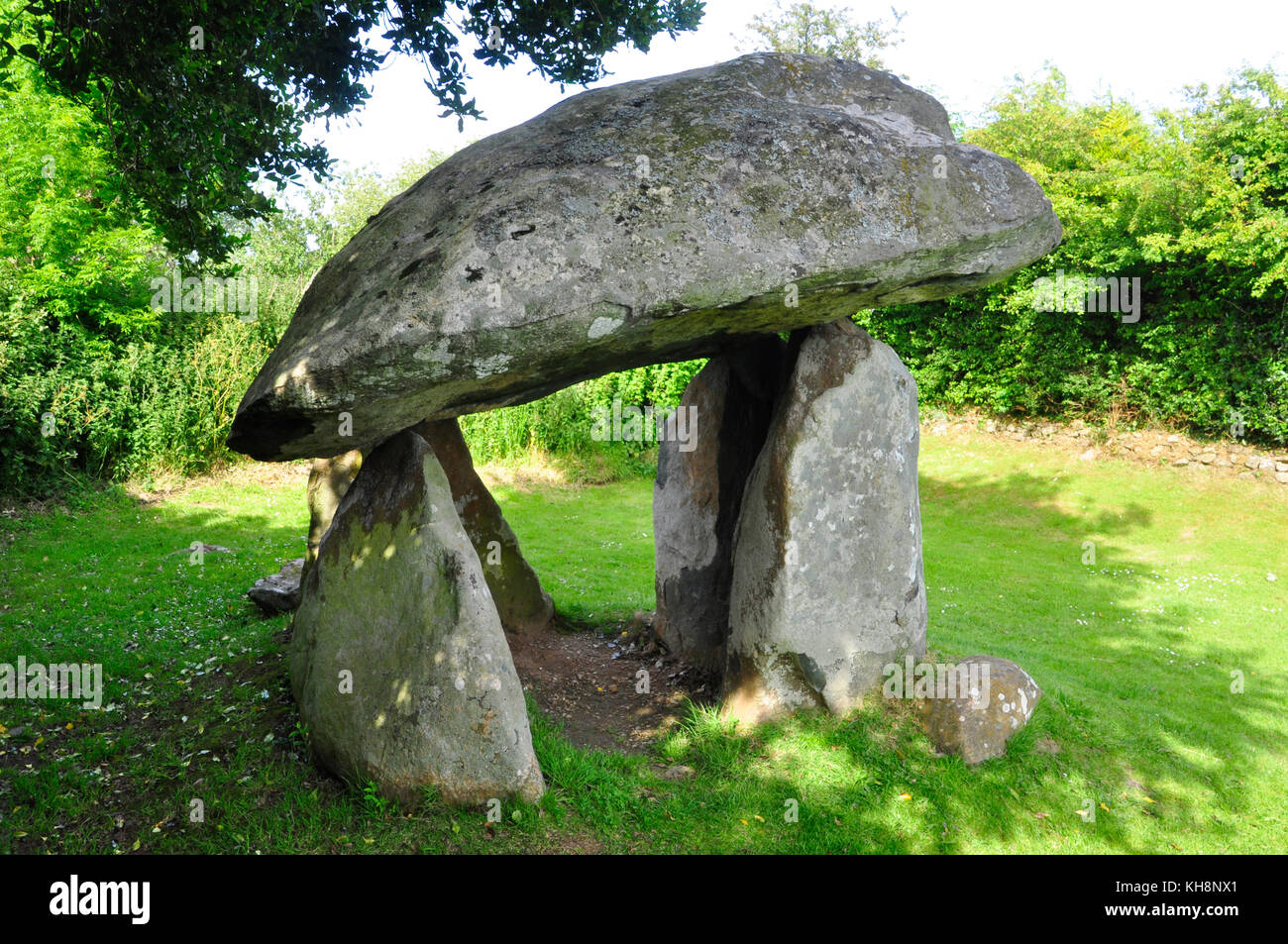 Carreg Coetan Arthur is a neolithic dolmen, burial chamber, near ...