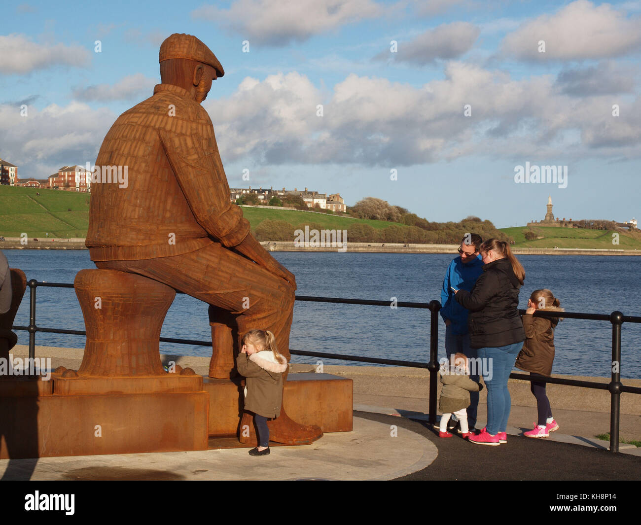 This symbolic statue represents the lost lives of fishermen from North ...