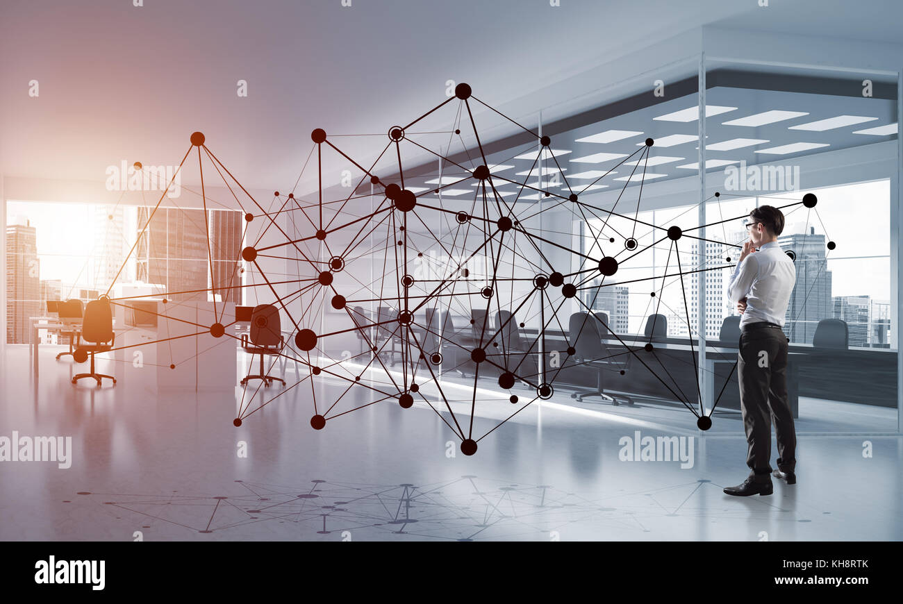Networking and social communication concept as effective point for ...