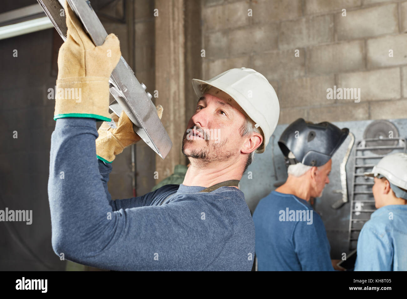 Production in factory metal hi-res stock photography and images - Alamy