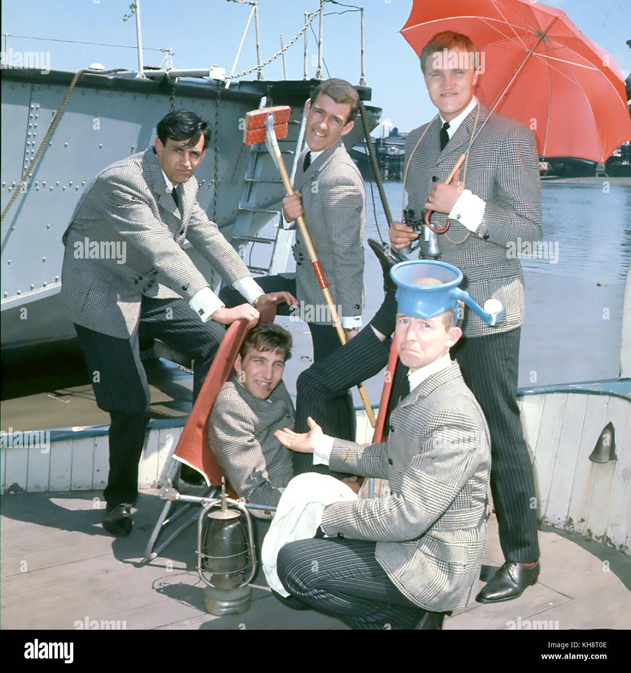 BARRON KNIGHTS UK pop group in July 1964. Photo: Tony Gale Stock Photo ...