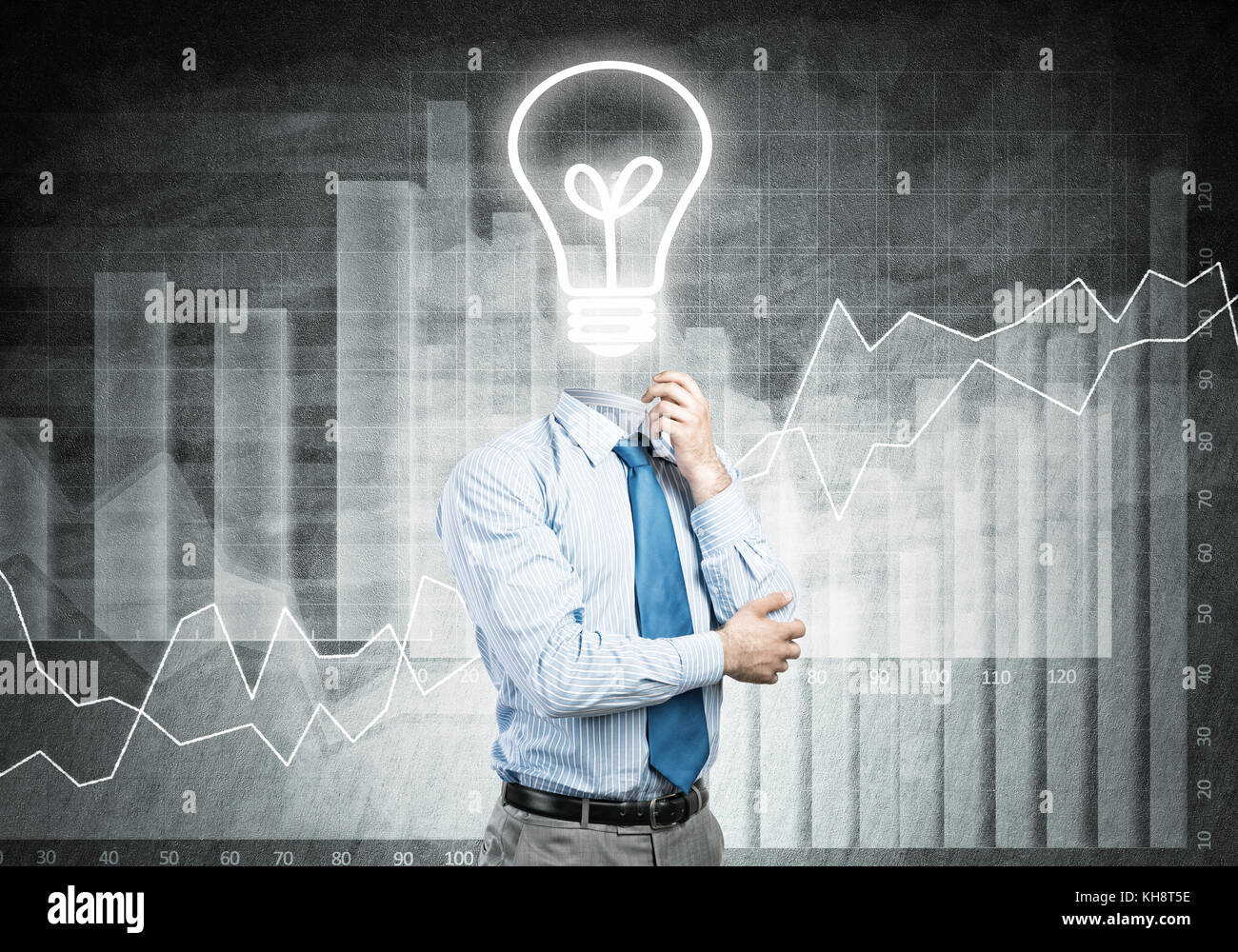 Man thinking over his idea Stock Photo - Alamy