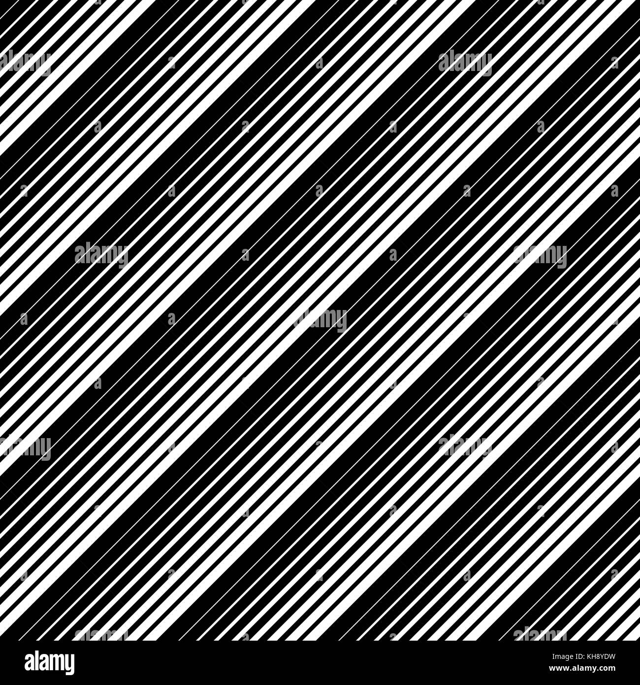Universal linear geometric seamless pattern with smooth transition from thin line to thick Stock ...