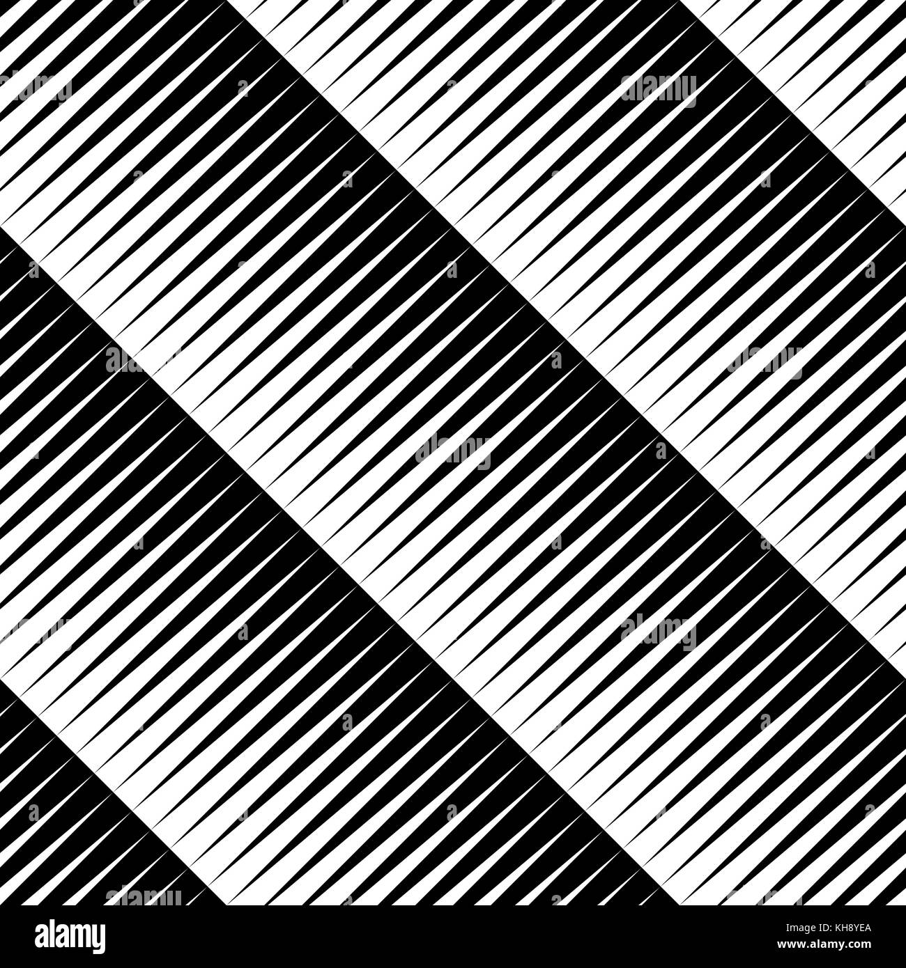 Universal linear geometric seamless pattern with smooth transition from thin line to thick Stock ...
