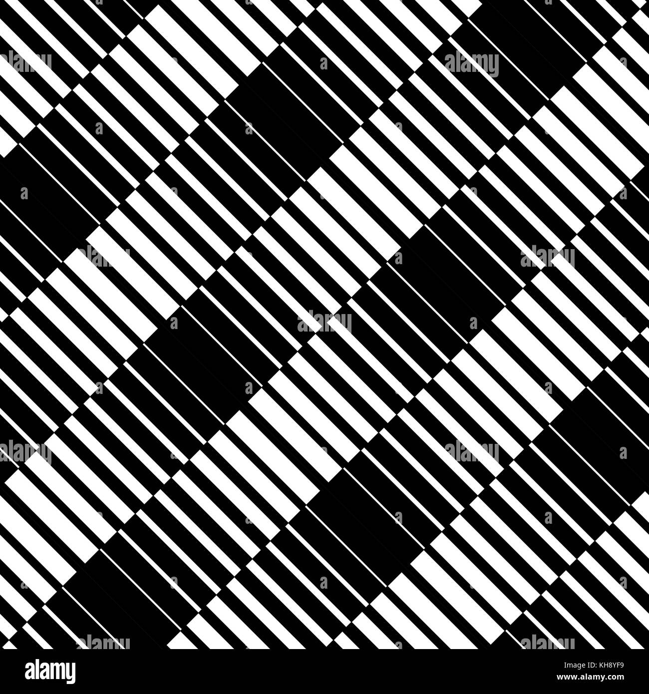 Universal linear geometric seamless pattern with smooth transition from thin line to thick Stock ...