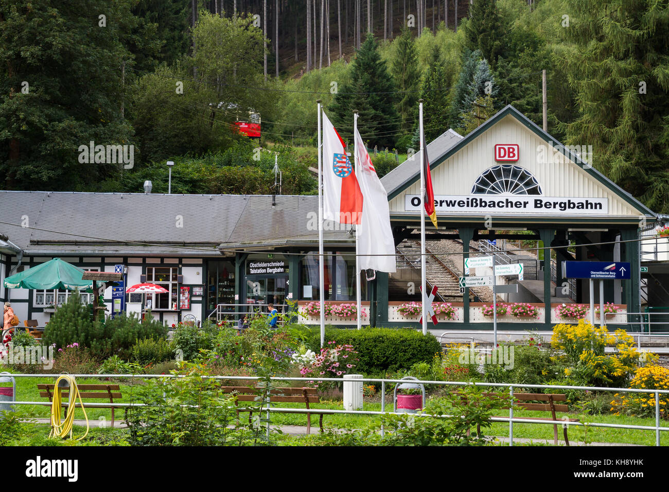 Oberweissbach mountain railway hi-res stock photography and images - Alamy