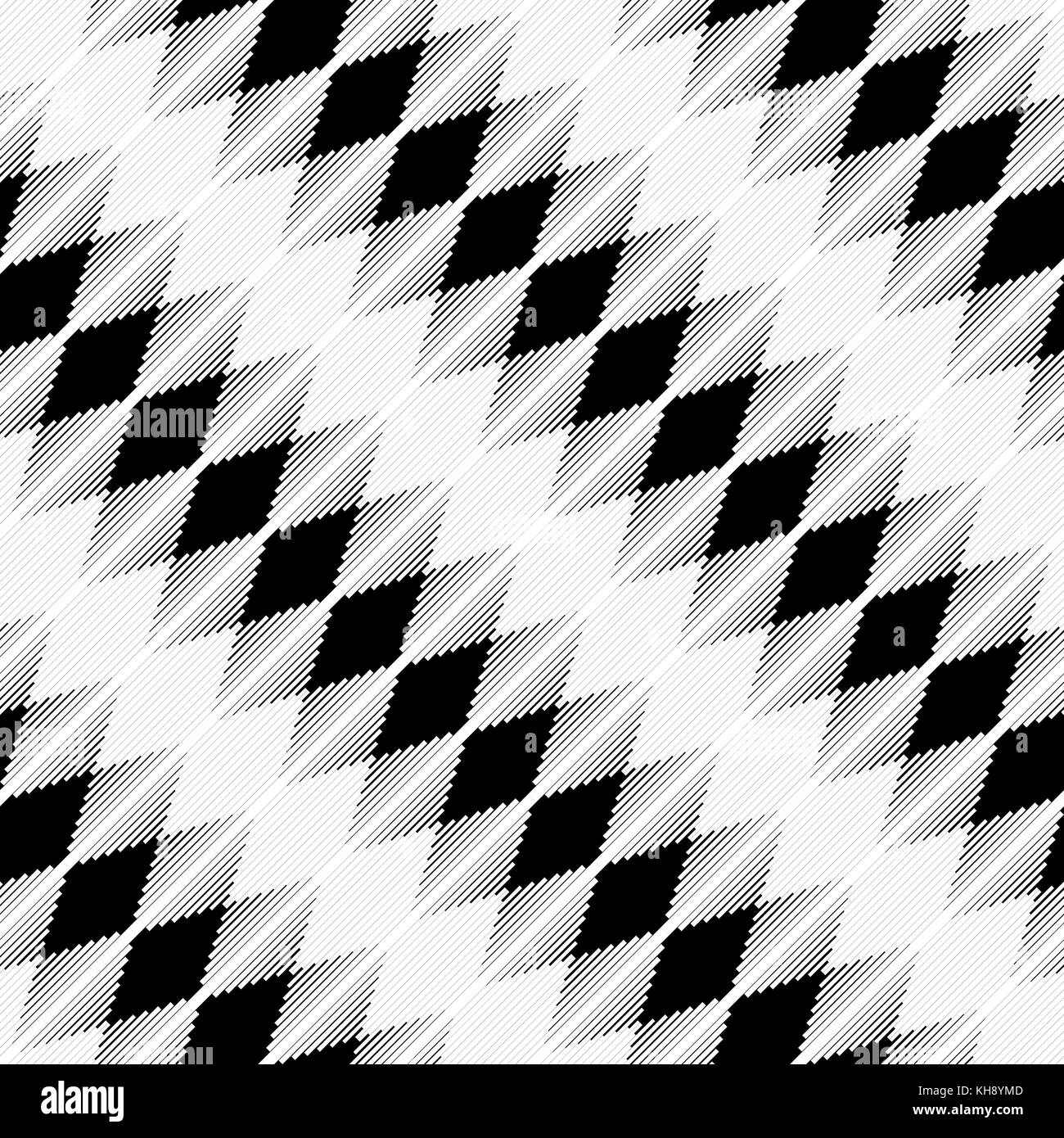 Universal linear geometric seamless pattern with smooth transition from thin line to thick Stock ...