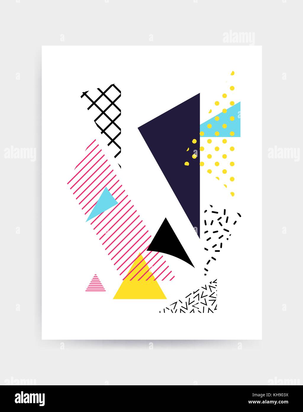 Bright colorful vector illustration eye catching poster template Stock ...