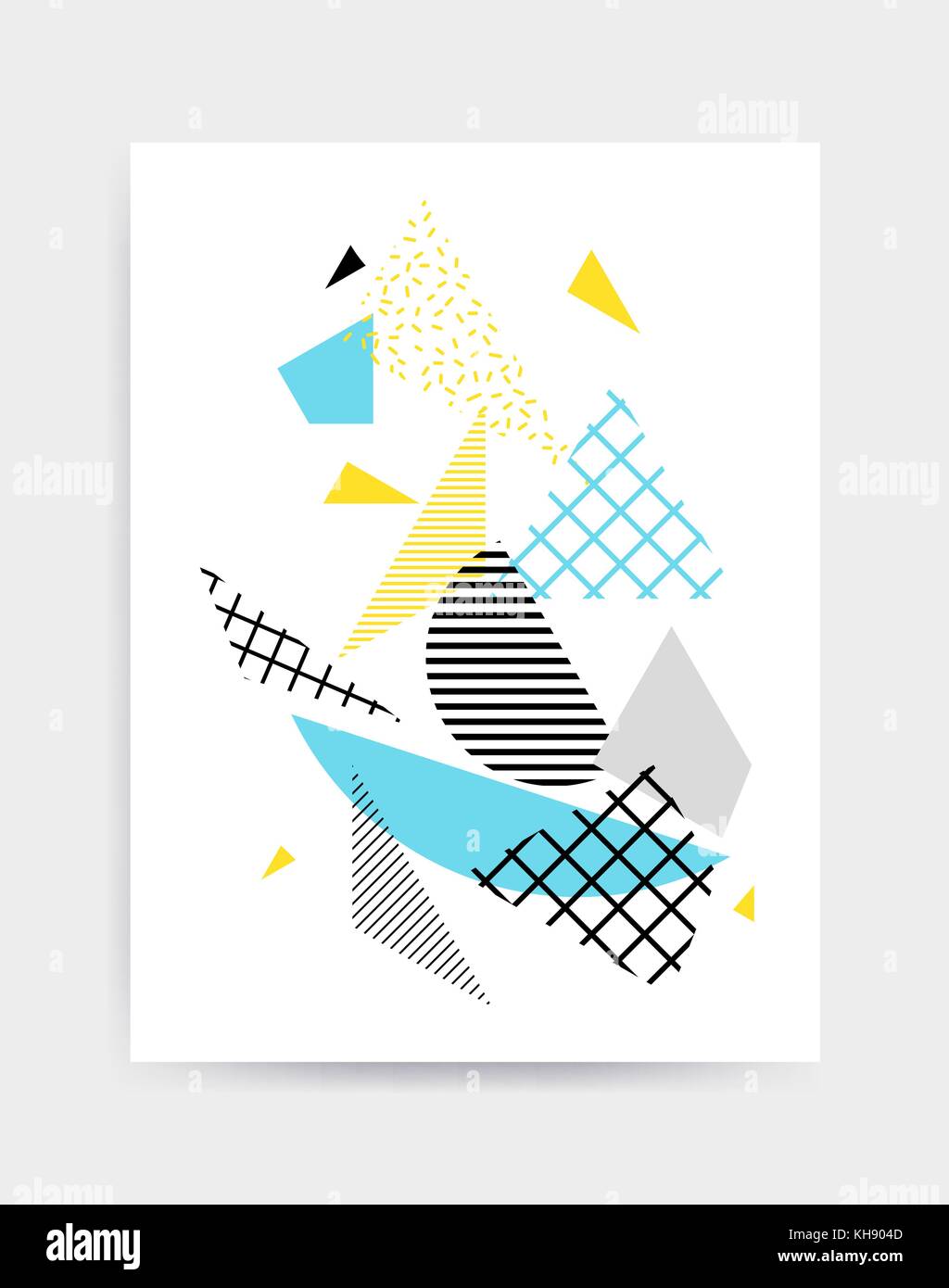 Bright colorful vector illustration eye catching poster template Stock ...