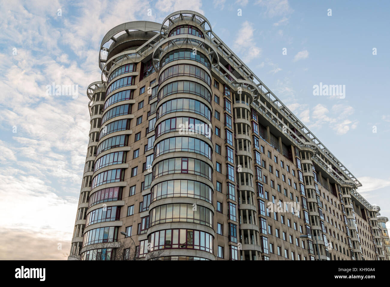 Moscow, Russia -November 2. 2017. Residential complex Novy Arbat, 27 ...