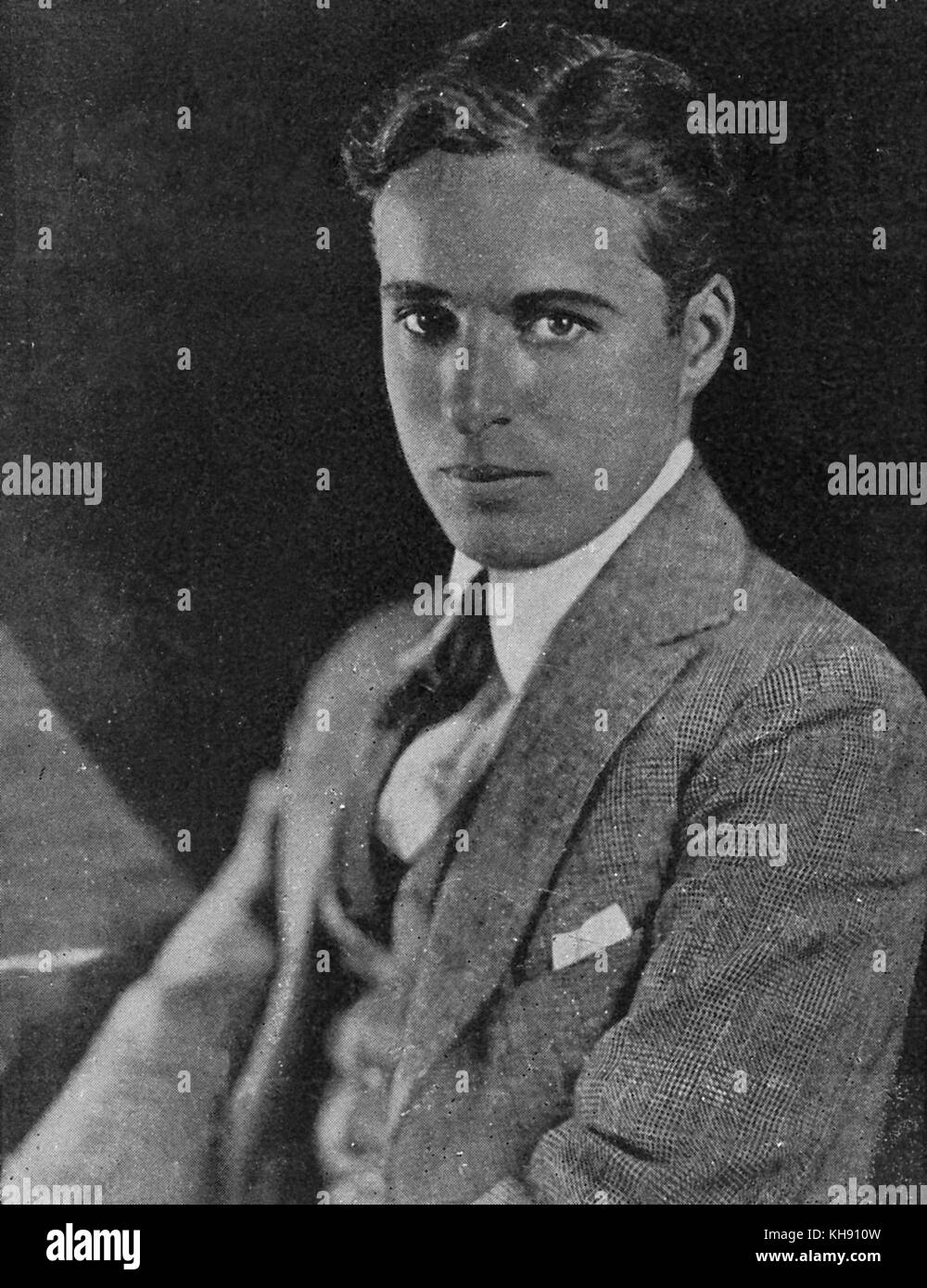 Charlie Chaplin - portrait. English actor and comedian, 16 April 1889 ...