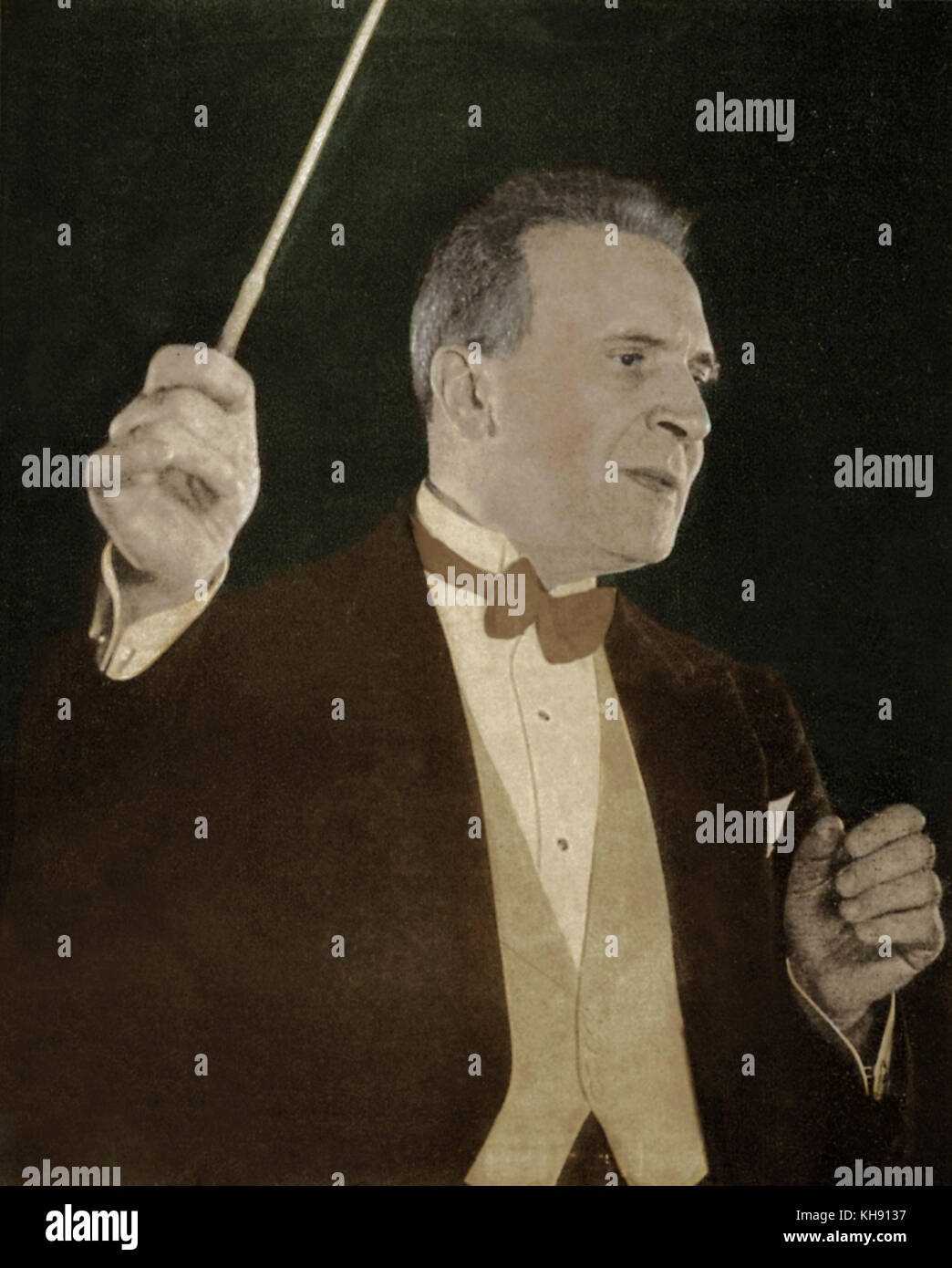 Bruno Walter conducting on cover of Carnegie Hall program, 1952-1953 ...