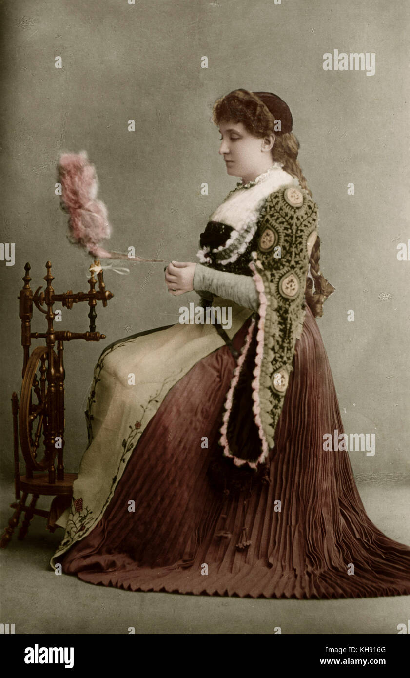 Nellie Melba as Marguerite in Gounod's 'Faust'. Australian soprano ...