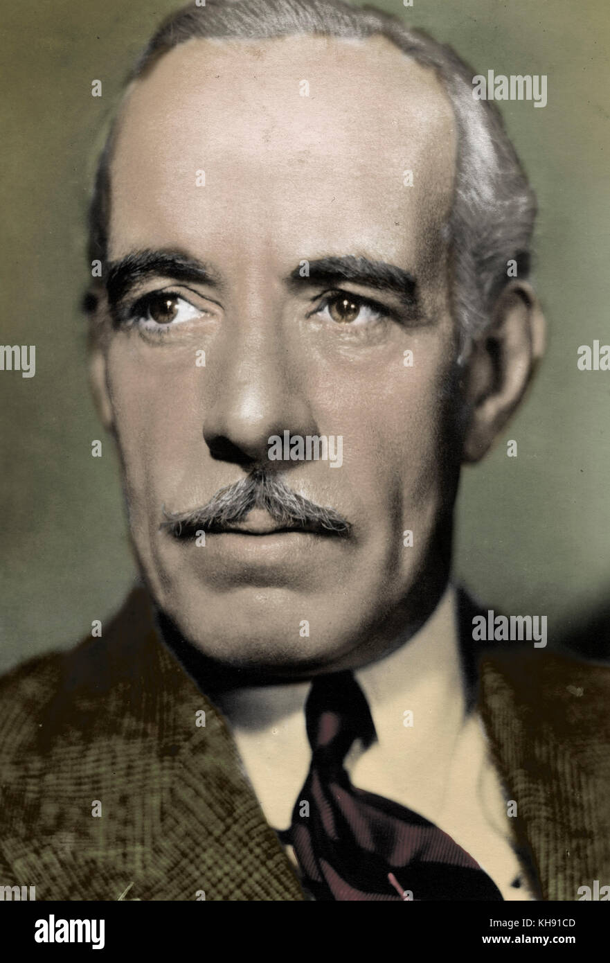 Lewis Stone, one of the earliest BBC disc jockeys in the 1920s Stock ...