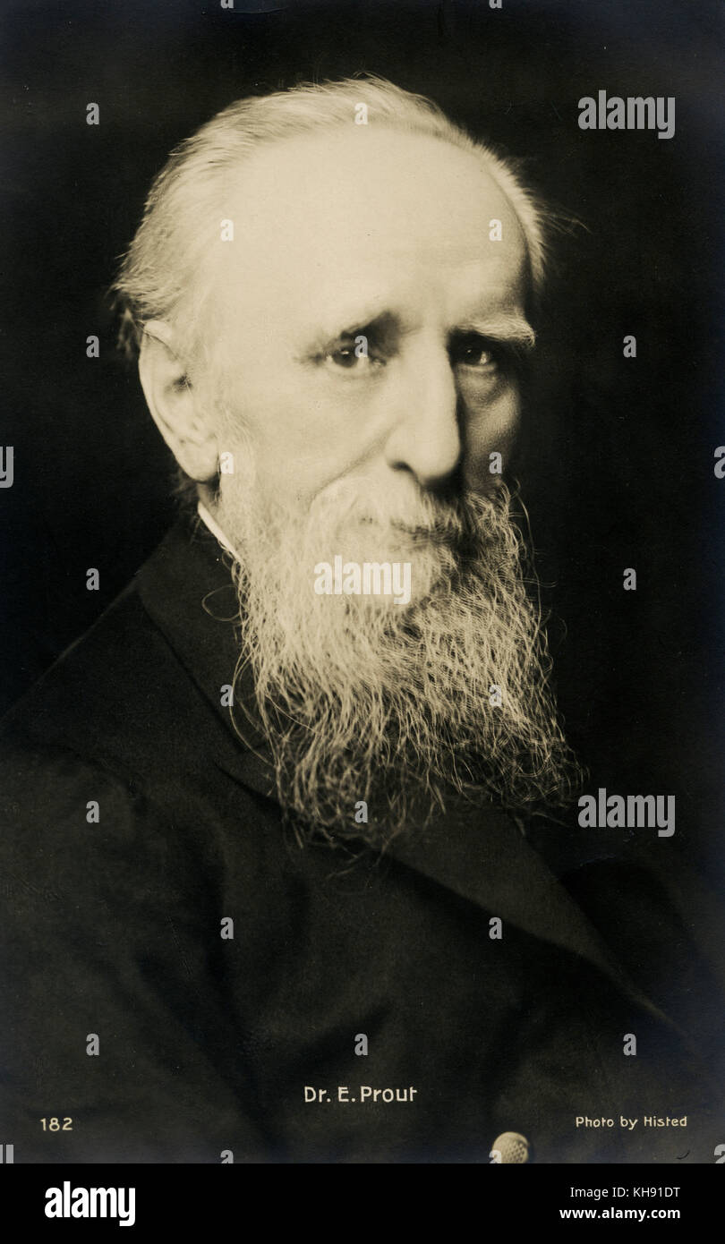 Dr Ebenezer Prout - portrait of English music theorist and teacher ...