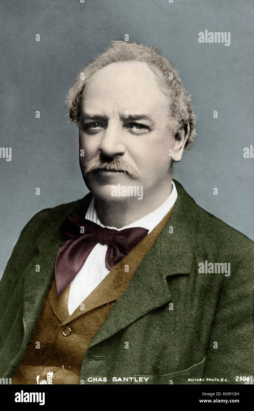 Charles Santley - portrait. English Baritone. 1834-1922 Stock Photo - Alamy